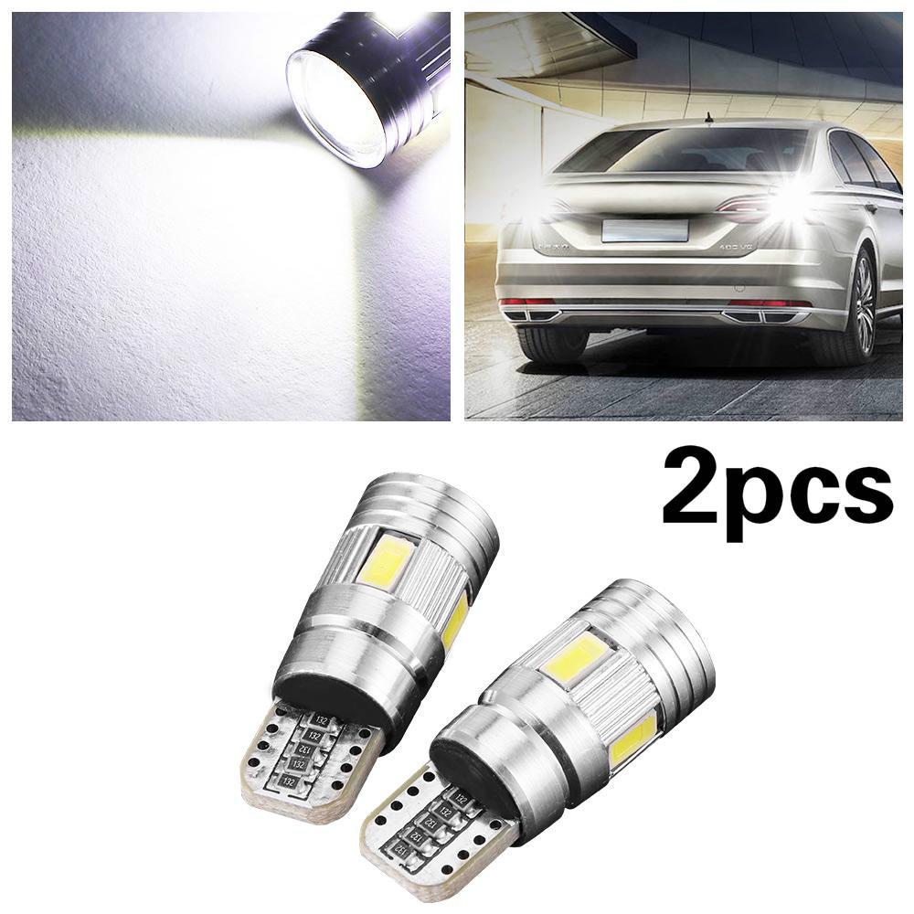 Buy 2pcs Car T10 LED Bulb SMD White Wedge Reading Light Width Light ...