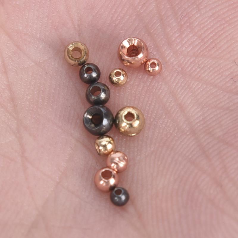 Buy 5Pcs Tungsten Slotted Fly Tying Head Beads Head Ball Beads Fly ...