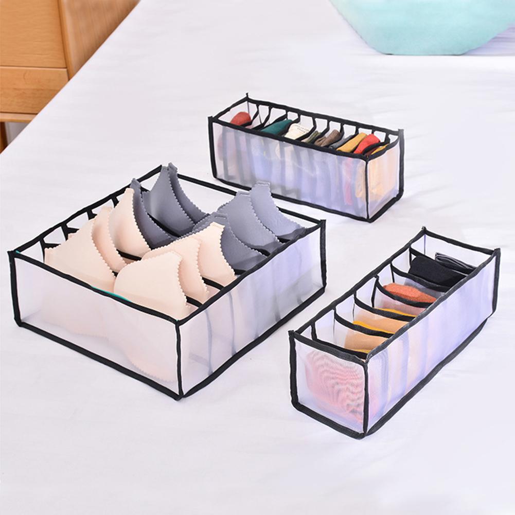 Buy UK Foldable Underwear Sock Bra Tie Draw Divider Organiser Storage ...