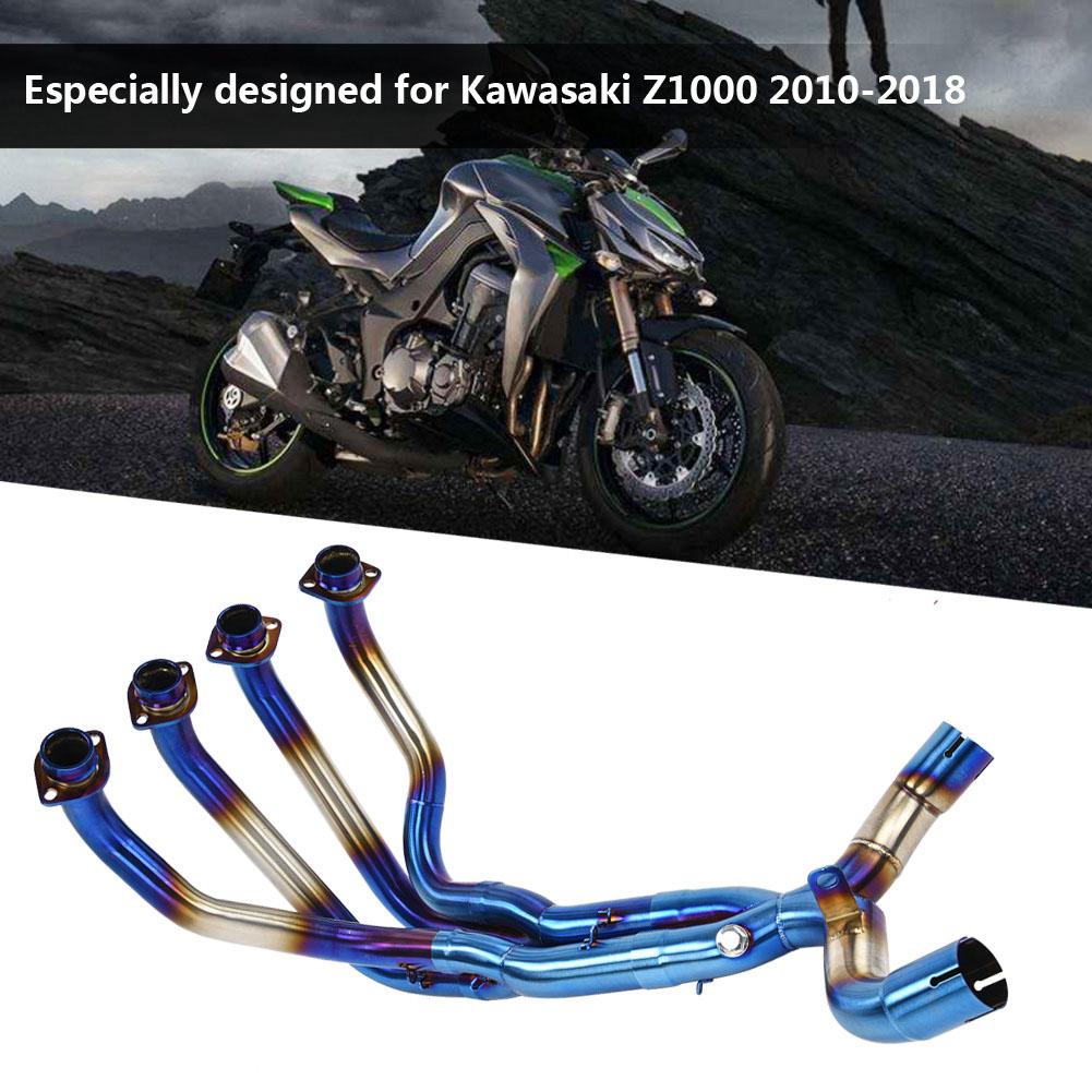 Buy Motorcycle Stainless Steel 4-2 Front Pipe Exhaust Header for Z1000 ...