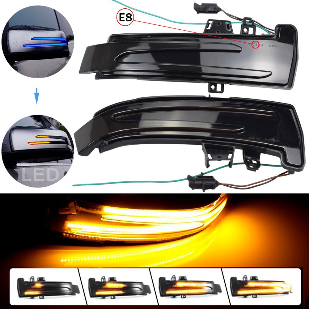 Buy 2pcs Dynamic Turn Signal LED Light Side Mirror Indicator For ...
