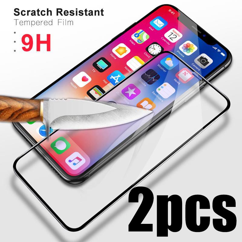 1/2PCS iPhone XR XS Max X 8 7 6 6S Plus 5 Protective Film For iPhone XR ...