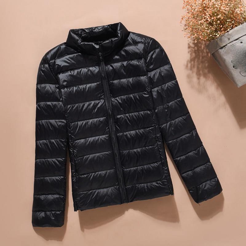 Купить Женская зимняя куртка ультралегкая парка на утином пуху Slim Fit ...