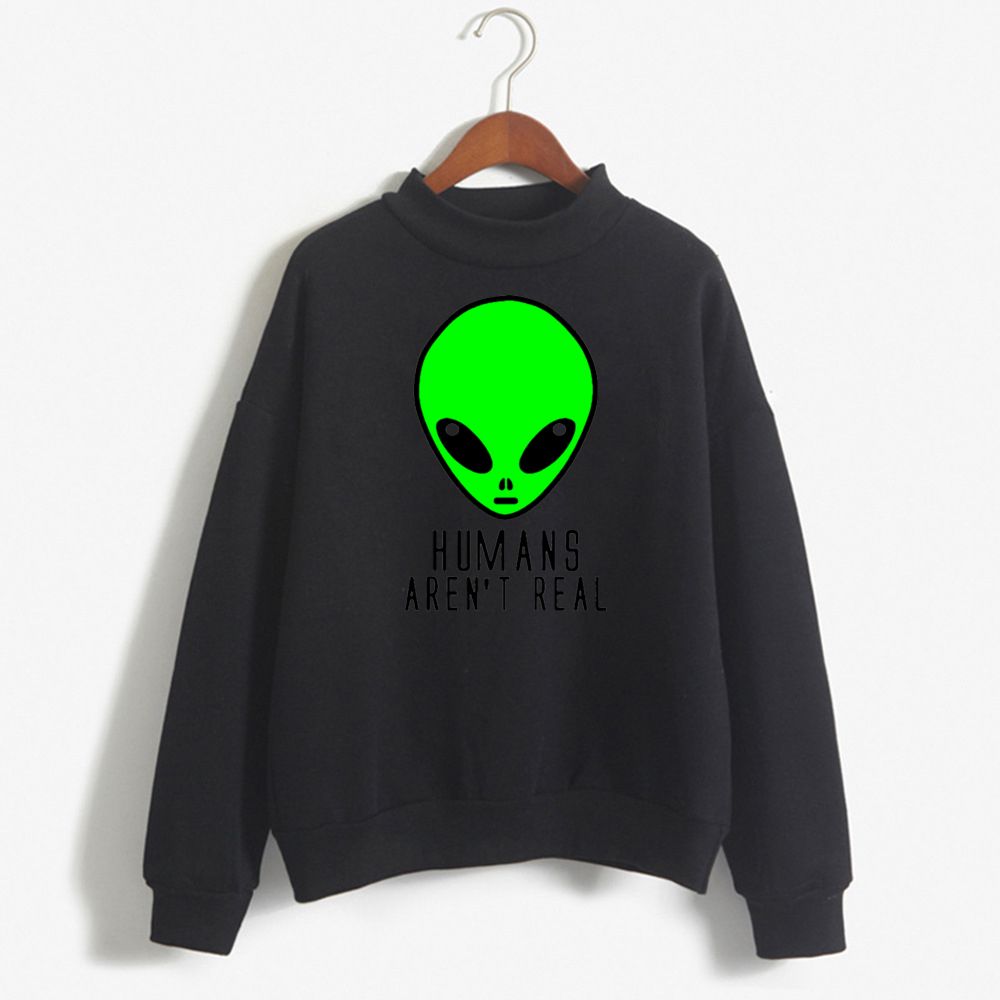 Cheap Humans Aren't Real Sweatshirts Fashion Comfortable Tops ...