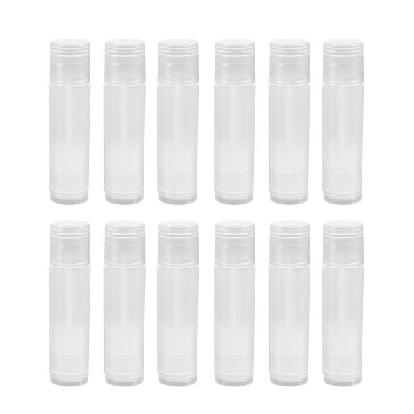Buy 50pcs Lip Balm Tube Cosmetic DIY Empty Chapstick Container with ...
