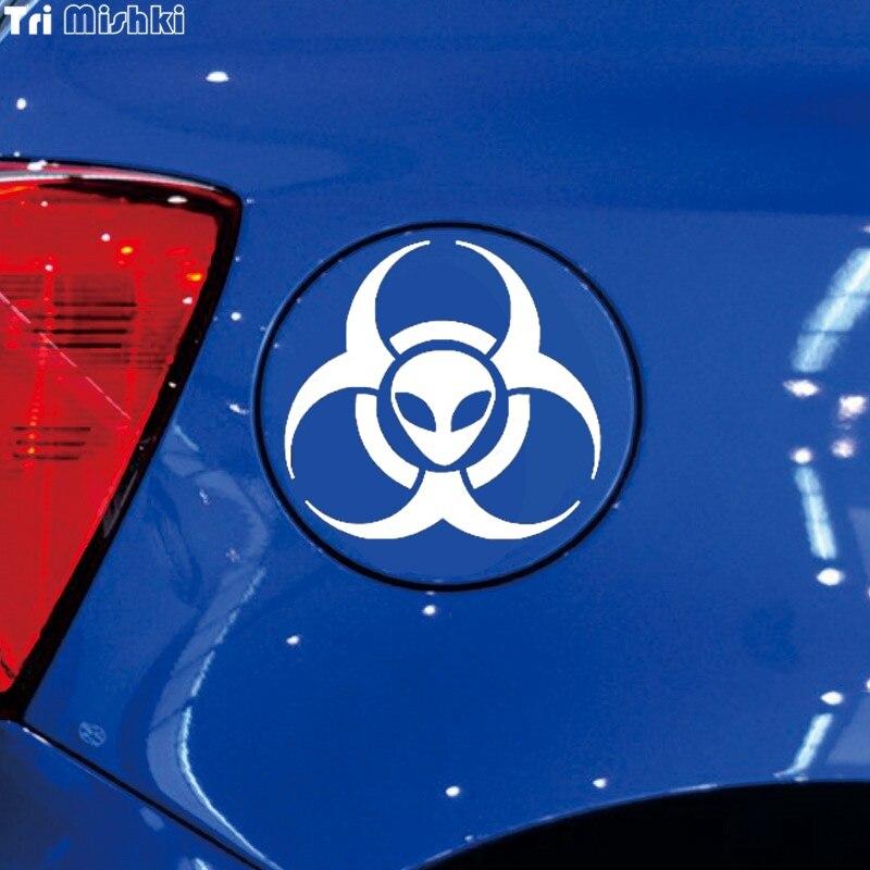 Buy HZX1245 Alien Biohazard Symbol car sticker funny Vinyl Decals ...