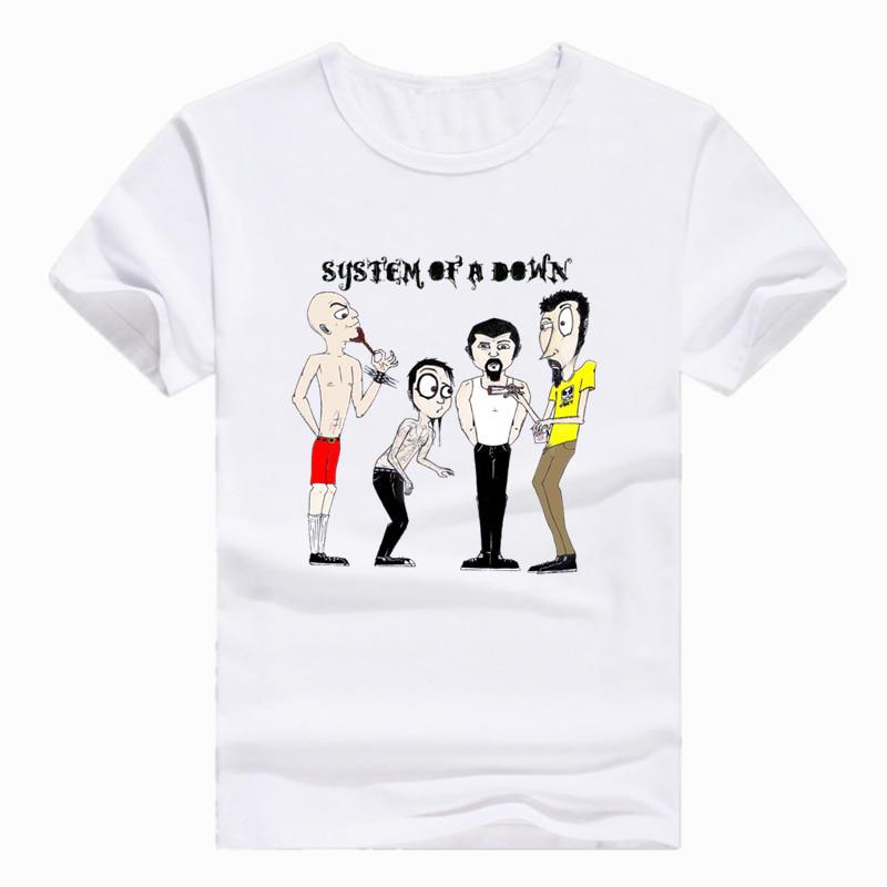 Buy Print System Of A Down SOAD Rock Metal Music Band T-shirt Casual ...