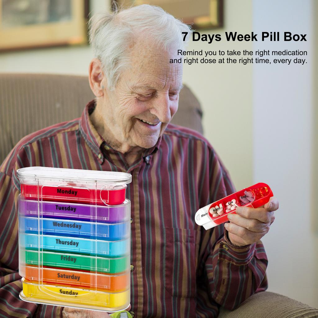 Купить Коробка для таблеток на 7 дней в неделю, портативный ящик для ...