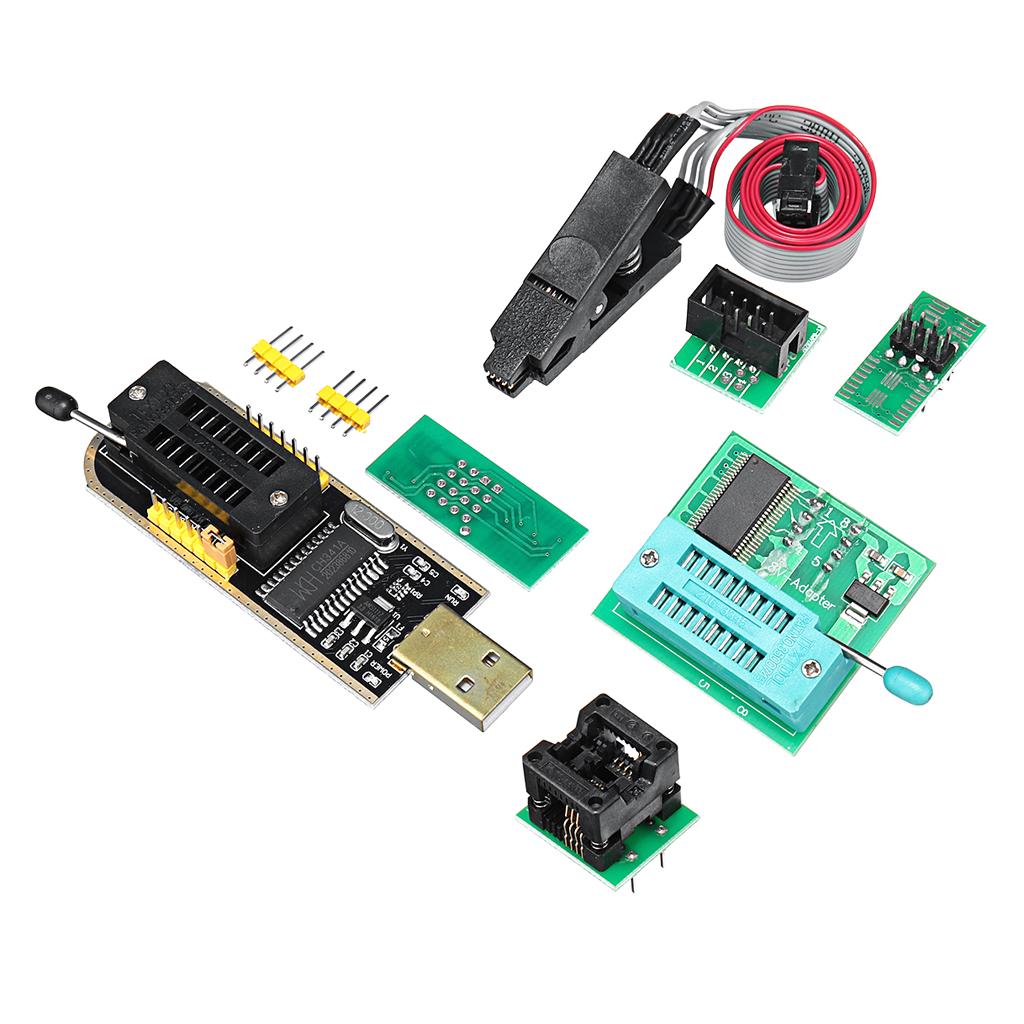 Buy EEPROM BIOS USB Programmer CH341A + SOIC8 Clip 1.8V Adapter+SOIC8 ...