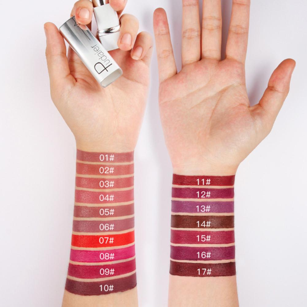 💰Kjøp Matte Lipstick Lip Makeup Nude Waterproof Lipgloss Long Lasting ...