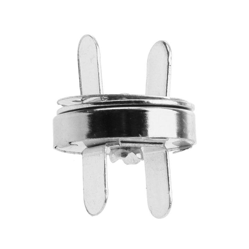 Buy 50 * 18mm Silver Magnetic Snap Fastener Clasp - Press Stud Closure ...