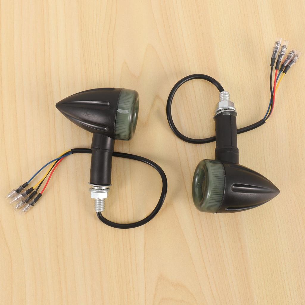 Universal Motorcycle Blinkers LED Turn Signals Light Switchback Running ...