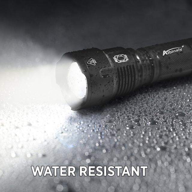 Buy Albinaly Powerful LED Flashlight CREE XML-T6 Lumens 10000 Zoomable Waterproof Torch for ...