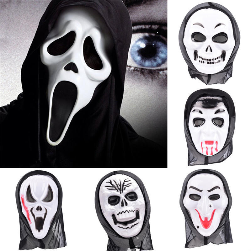 Buy Funny Halloween Masquerade Party Cosplay Props Unisex Scary Scream ...