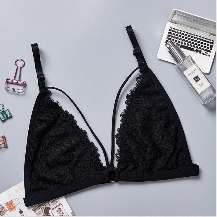 Buy Women's Padded Bras Sweet Bow Push Up Lingerie Lace Flower Bra ...