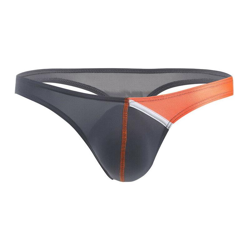 Men's Ice Silk Sexy U-Convex Jockstrap Underwear Bikini Swimwear Briefs ...