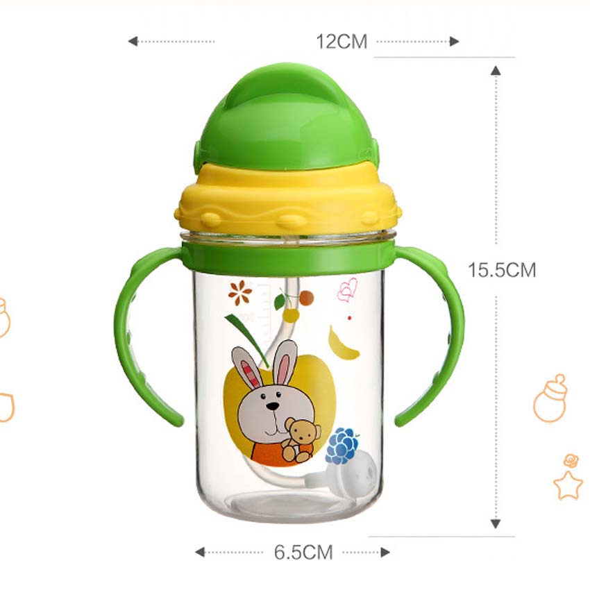 Buy Cartoon Baby Cup Kettle Children Learn Feeding Drinking Water Cup ...
