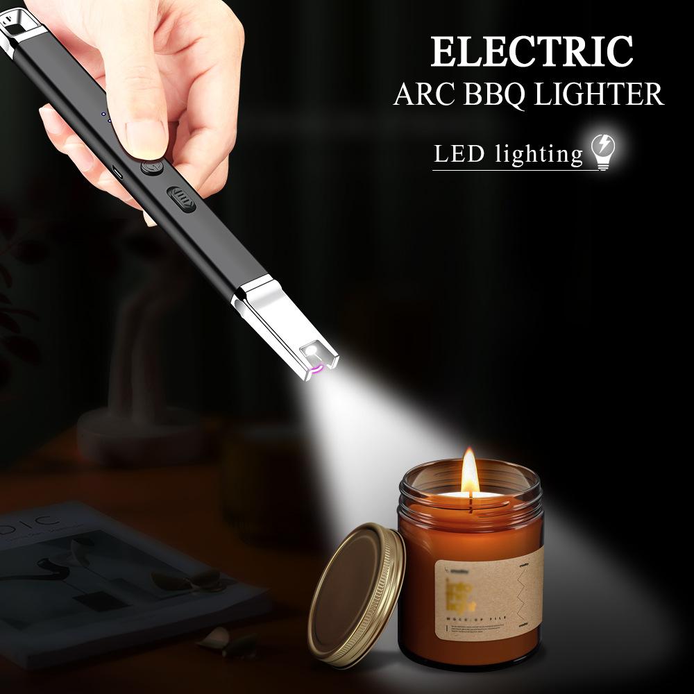 Buy USB Creative Electronic Cigarette Lighter Arc Igniter Candle ...