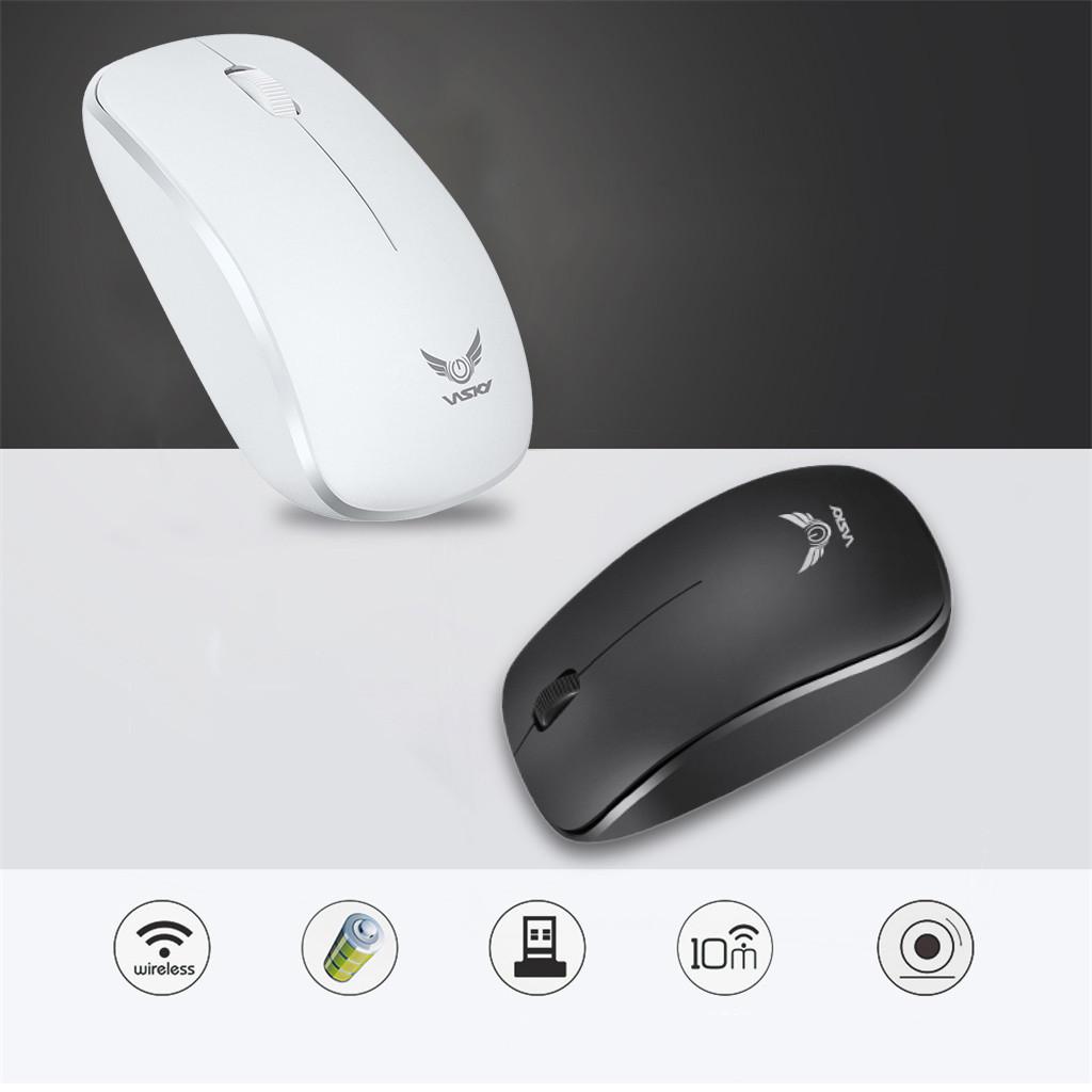 Buy ZERODATE T16 Wireless Mouse USB Receiver Optical Sensor For PC ...