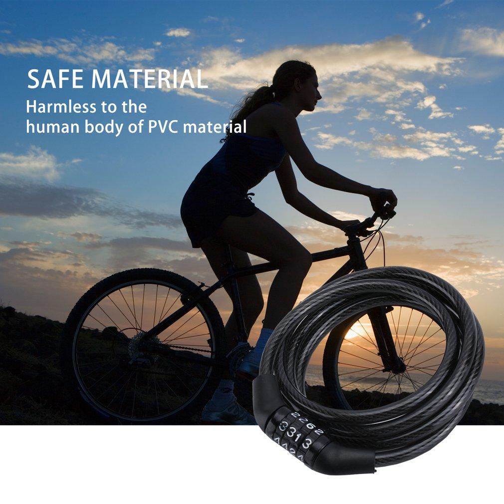 Buy Bicycle Lock Code Key Locks Bike Cycling Password Combination Steel ...