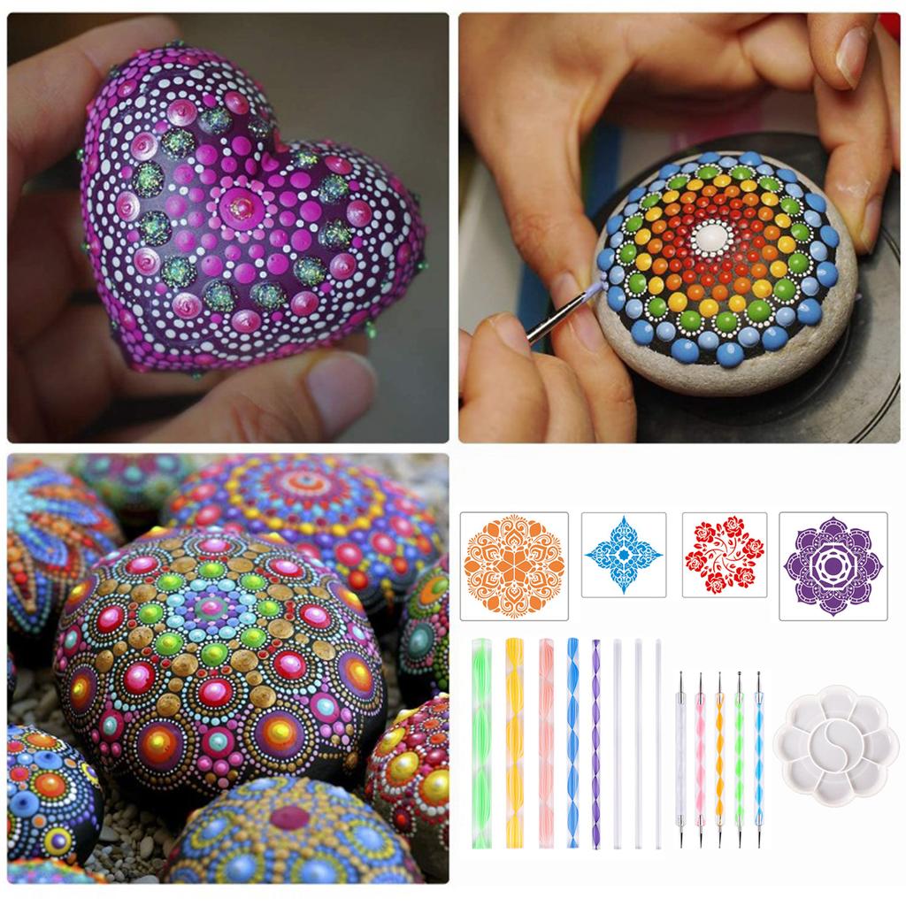 Buy Painting Tool Set Reusable Unique DIY Stippling Equipment Kit at ...