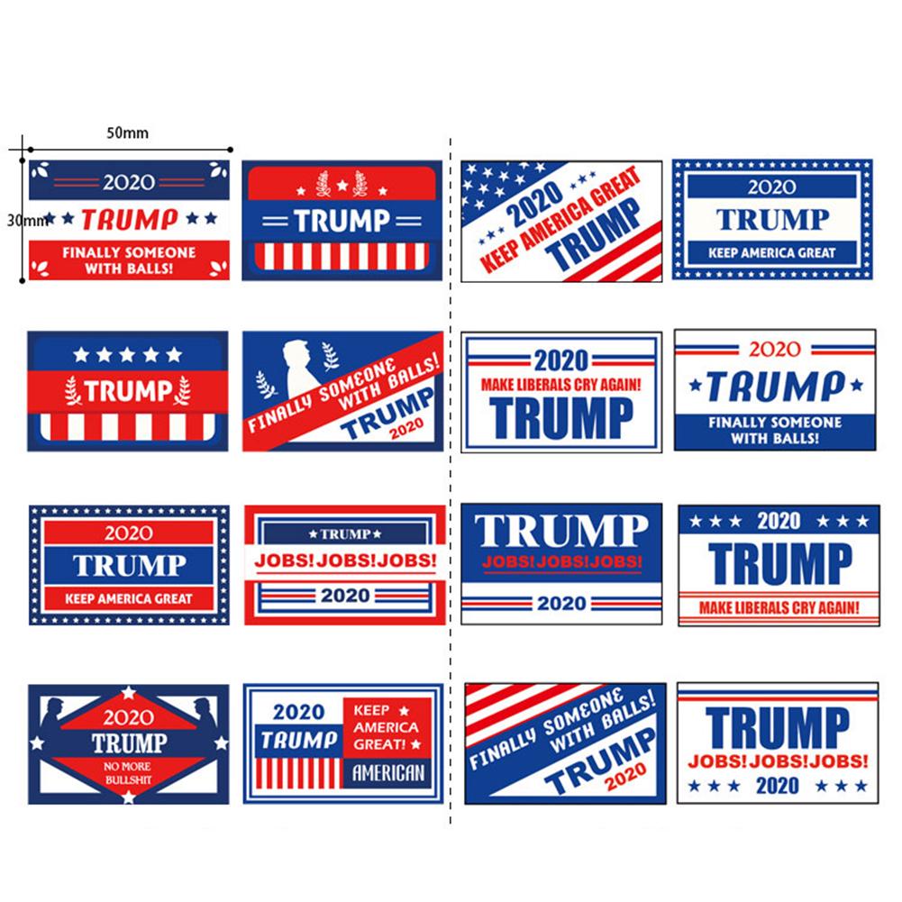 Buy 1 Roll US President Donald Trump Stickers Face Decals Keep America ...