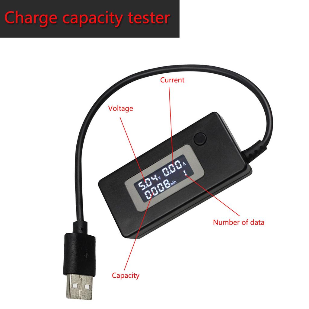 Buy USB Charger Tester Meter Digital Micro USB LCD USB Mini Current and ...