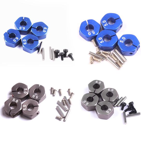 Buy 4PCS Stainless Steel Wheel Lock Module for 1:10 Model RC Cars New ...