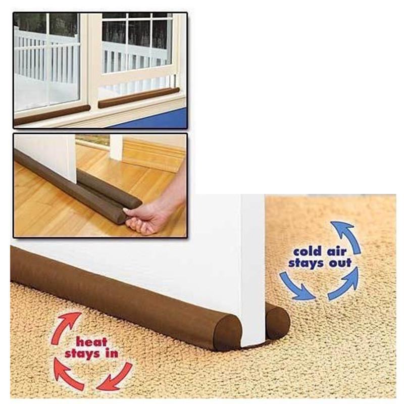 Buy 90CM Twin Draft Guard Door Window Air Dust Stopper Energy-saving ...