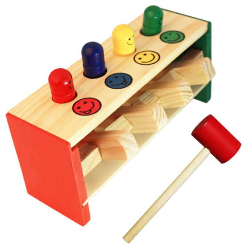 Buy Hammering Wooden Ball Hammer Box Enlightenment Percussion Children ...
