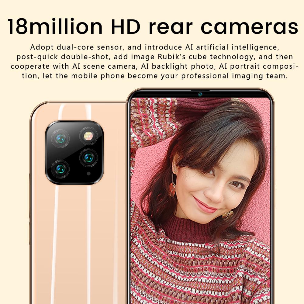 Buy Mobile Phone I11 Pro Smartphone Face ID 8G RAM+128G ROM at ...