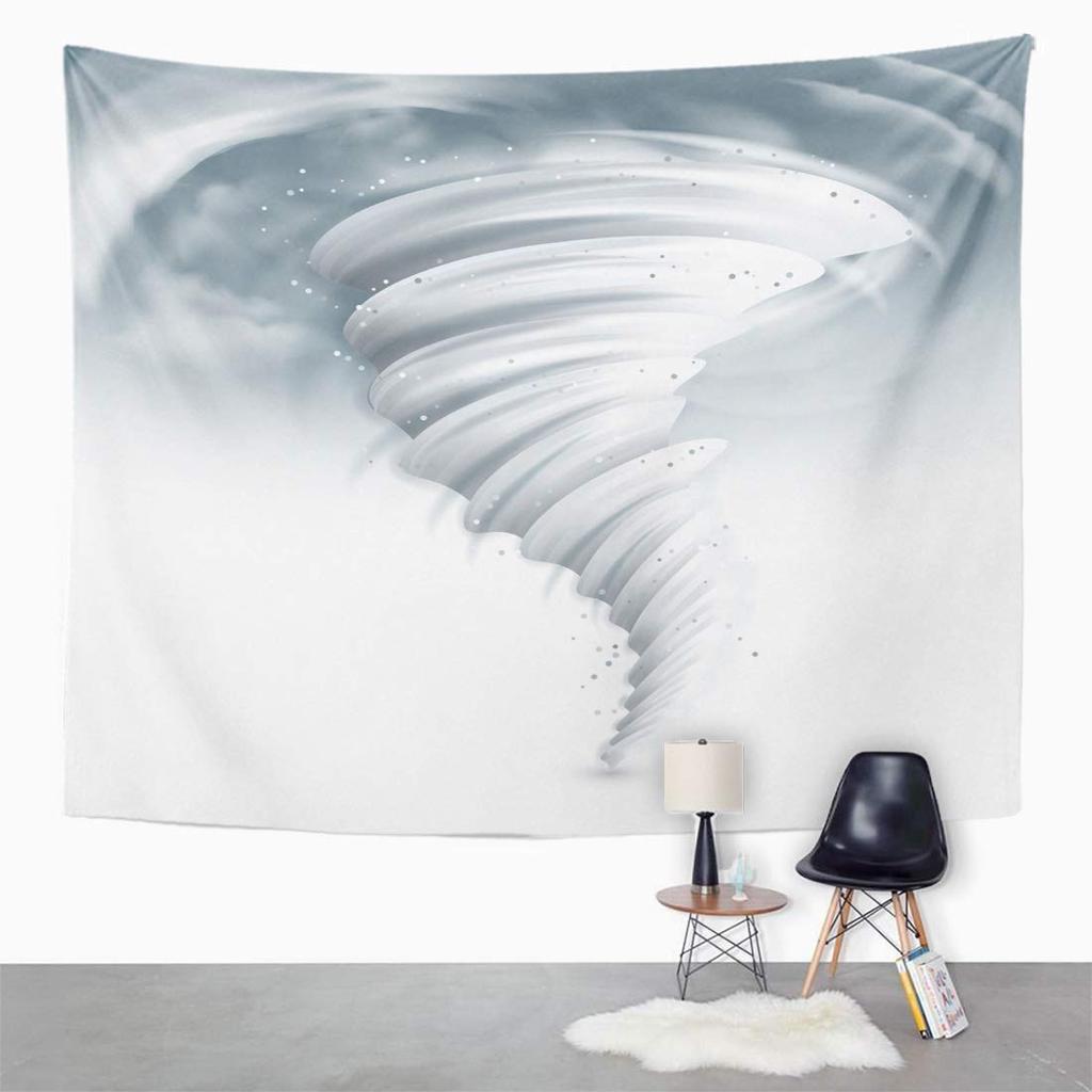 Buy Storm Realistic Tornado Swirl Dark Clouds Sky Hurricane Wall ...