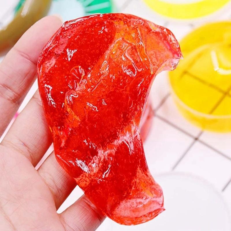 Buy Plasticine Slime Kid Toys Crystal Fruit Clay Rubber Mud Intelligent ...