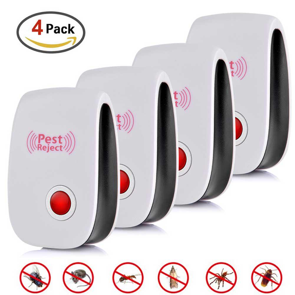 Ultrasonic Electric Pest Mice Repeller Pest Control Repellent Indoor ...