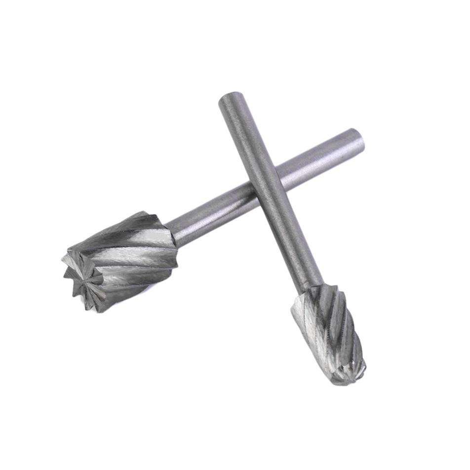 Buy 6pcs HSS Routing Router Grinding Bits Burr For Dremel Bosch Rotary ...