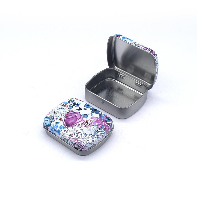 Cheap Flower Printed Mini Tin Box Colorful Small Storage Boxes Cans ...