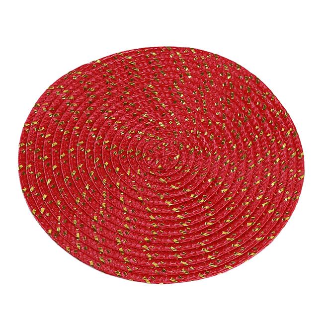 Round Dining Table Mats Thick Insulated Food for Household Use Woven ...