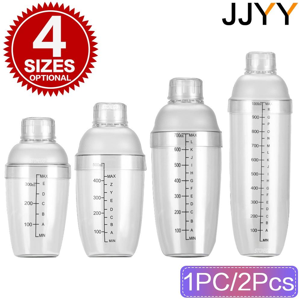 Satın alın 4Pcs High Quality Clear Plastic Cocktail Shaker Drink Shaker ...