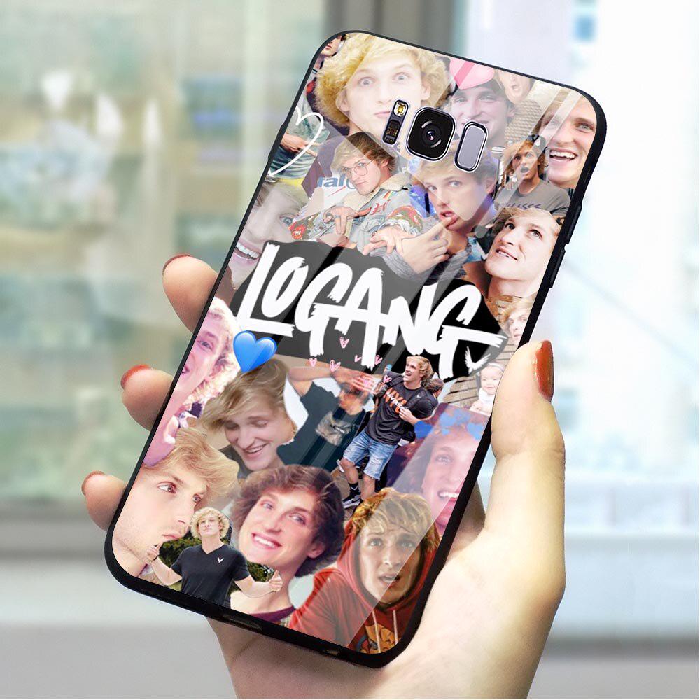 Buy Logan Jake Paul Team 10 Glass Phone Case Cover for Samsung S10 S7 ...