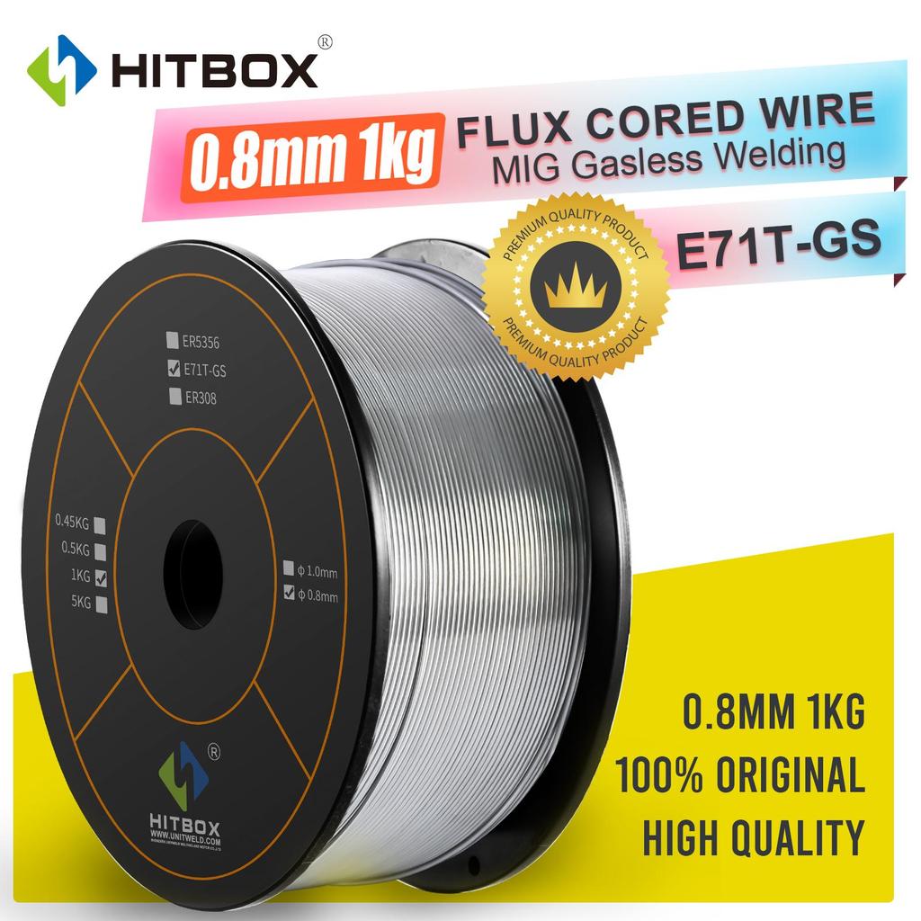 Cheap HITBOX 1 roll of WELDING cored wire 0.8 mm 1 kg (MIG/MAG welding ...