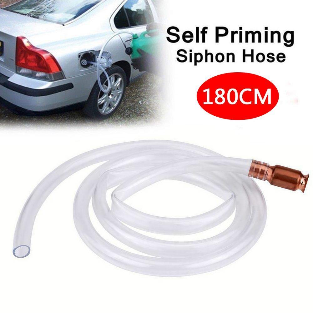 180cm Manual Suction Pipe Gas Siphon Pump Gasoline Fuel Water Shaker ...
