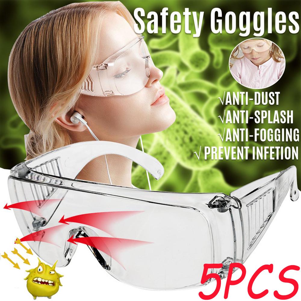 Buy Safety Goggles Transparen Anti-Spatter Dust-Proof Wind Dust Proof ...