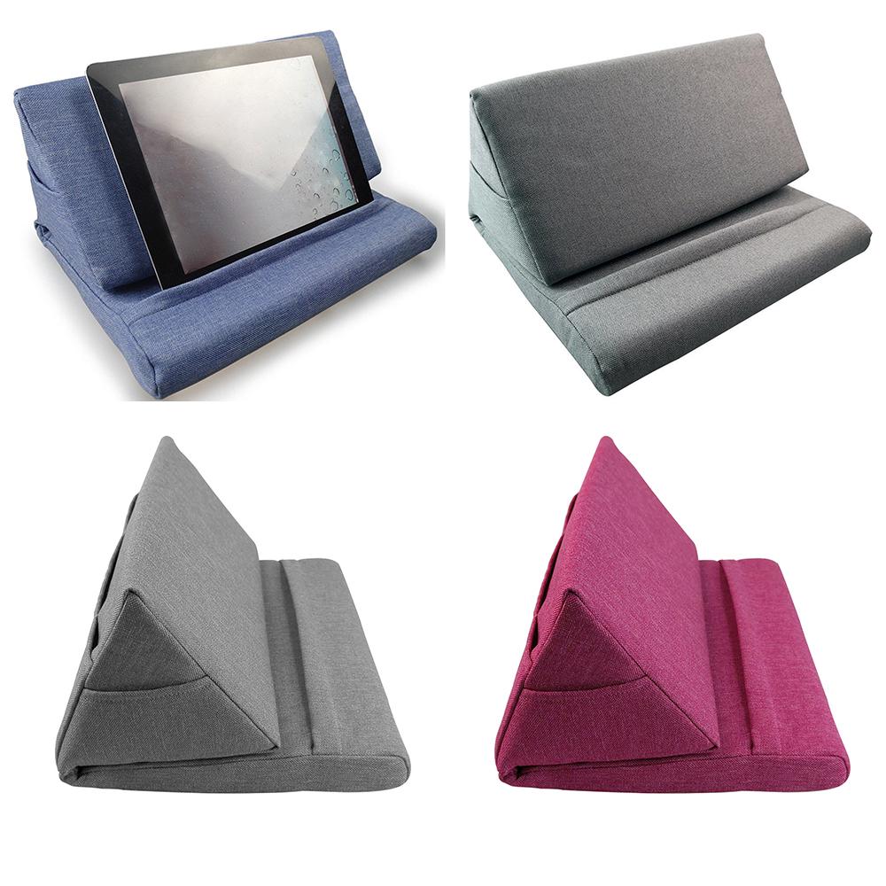 Buy Collapsible Plush Wedge Pillow Tablet Holder Inclined Cushion ...