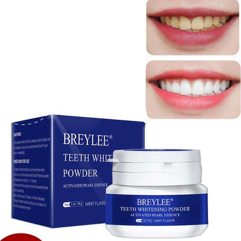 Teeth Whitening Oral Care Natural Bright white pearl tooth powder Teeth ...