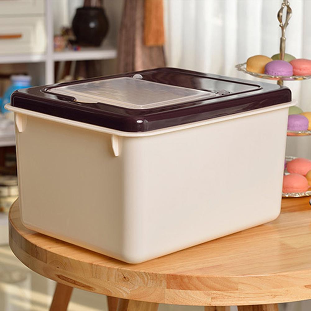 Buy Rice Storage Box 10Kg Rice Container Cereal Dispenser Household ...