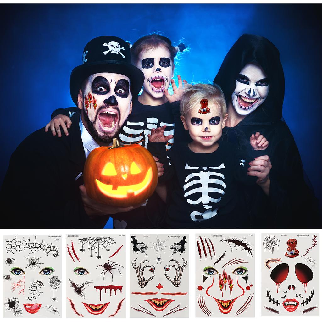 Buy 10 Sheets Scary Attractive Eye-atching Scar Sticker Wound Sticker ...