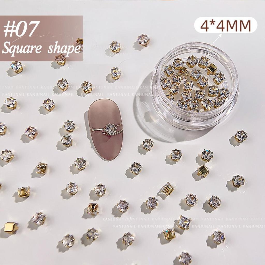 Buy 10 Pcs/Set New DIY Multi-Size 3D Mini Zircon Nail Diamonds Nail ...