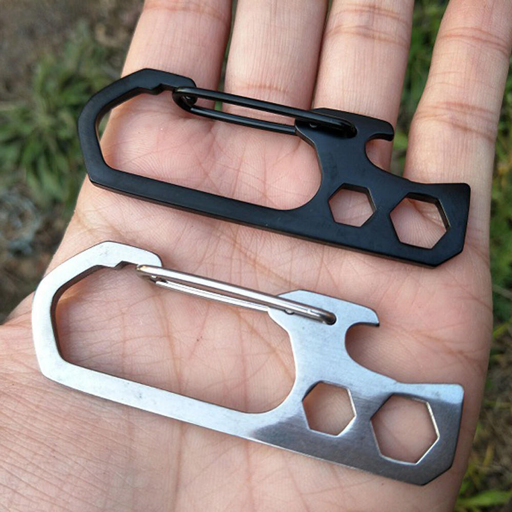 Buy Bottle Open Climbing Clasp Screwdriver Multifunction Tools EDC ...