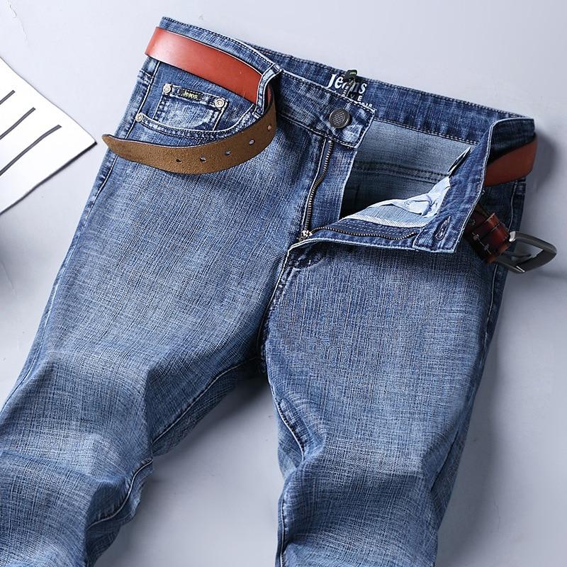 Buy 2021 Spring Men Top Brand New Men 'S Jeans Business Casual Elastic ...