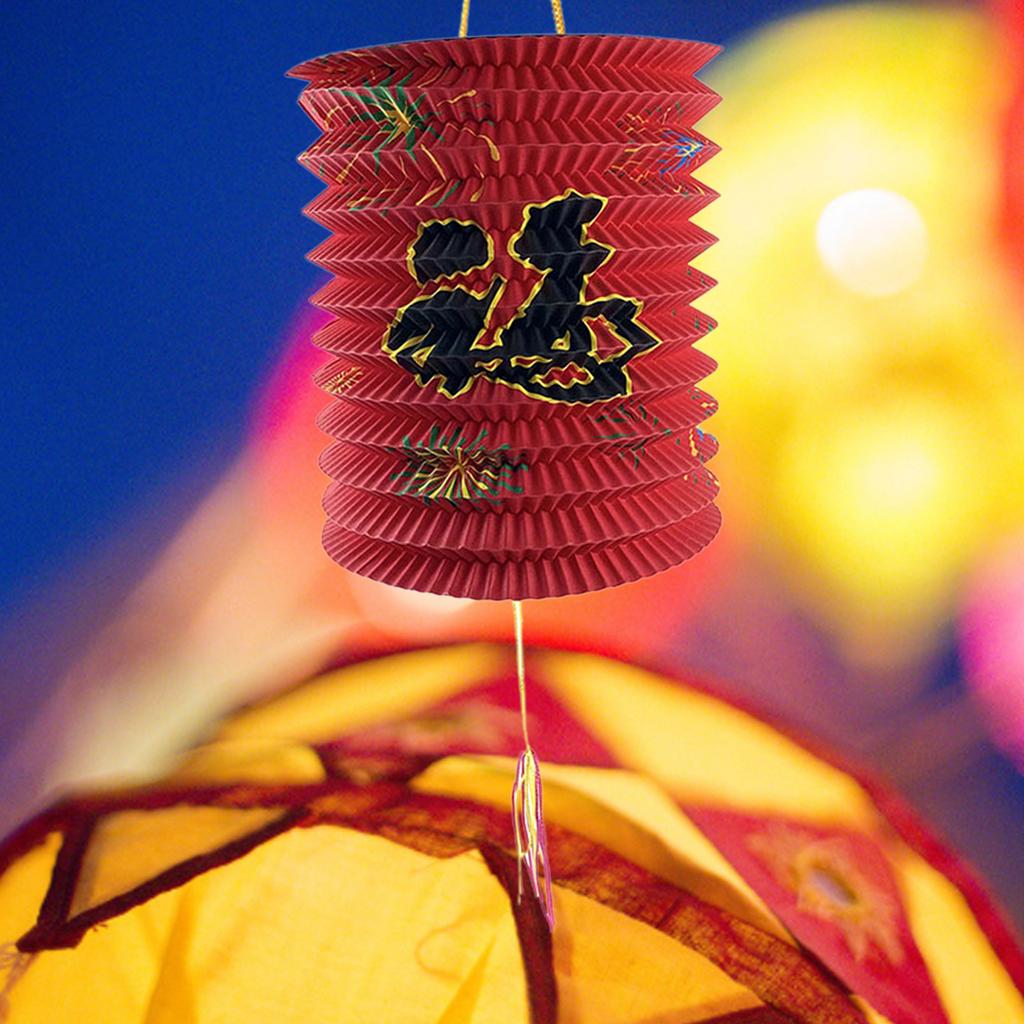 Chinese Red Paper Lantern Decorations Christmas Halloween Hanging ...